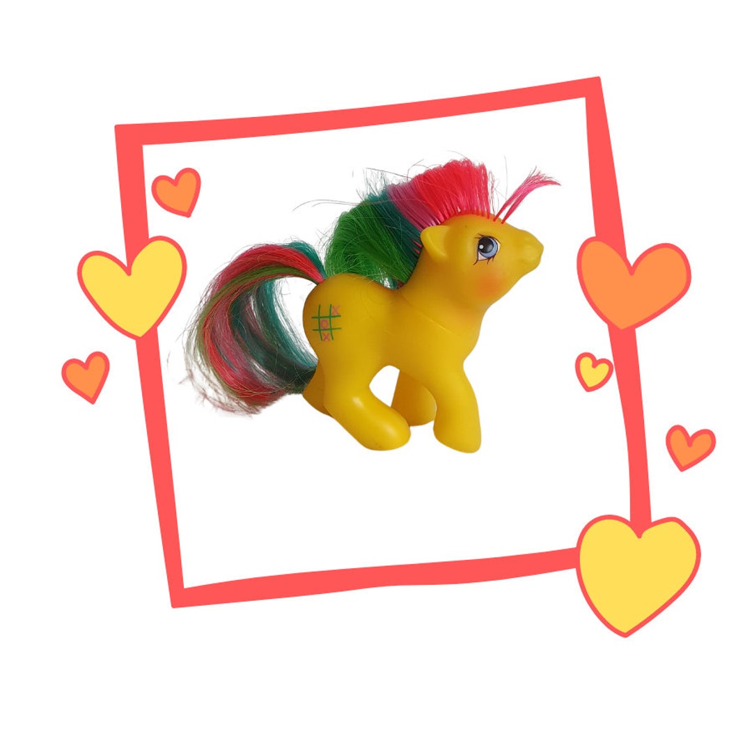 Hasbro G1 My Little Pony First Tooth Baby Pony Baby Tic Tac Toe Hong ...