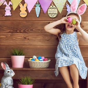 Personalized Easter Basket Tags, Easter Basket Name Tags, Personalized ...