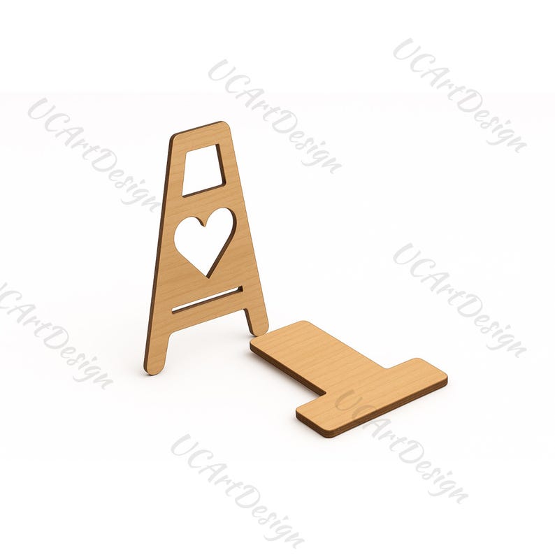 Easel Stand SVG Bundle | Laser Cut Wooden Display Stand Templates ...