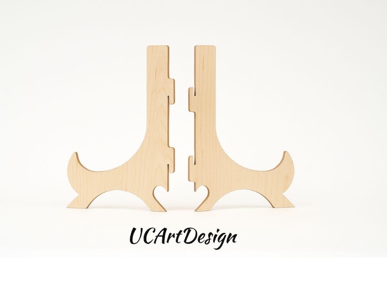 Easel Stand SVG Set | Laser Cut Plate and Photo Display Holder | Wooden ...