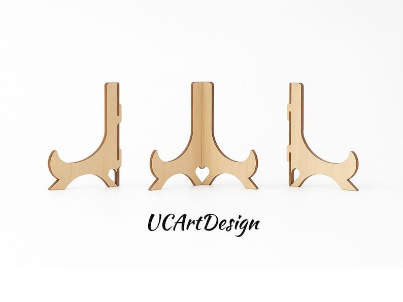 Easel Stand SVG Set | Laser Cut Plate and Photo Display Holder | Wooden ...