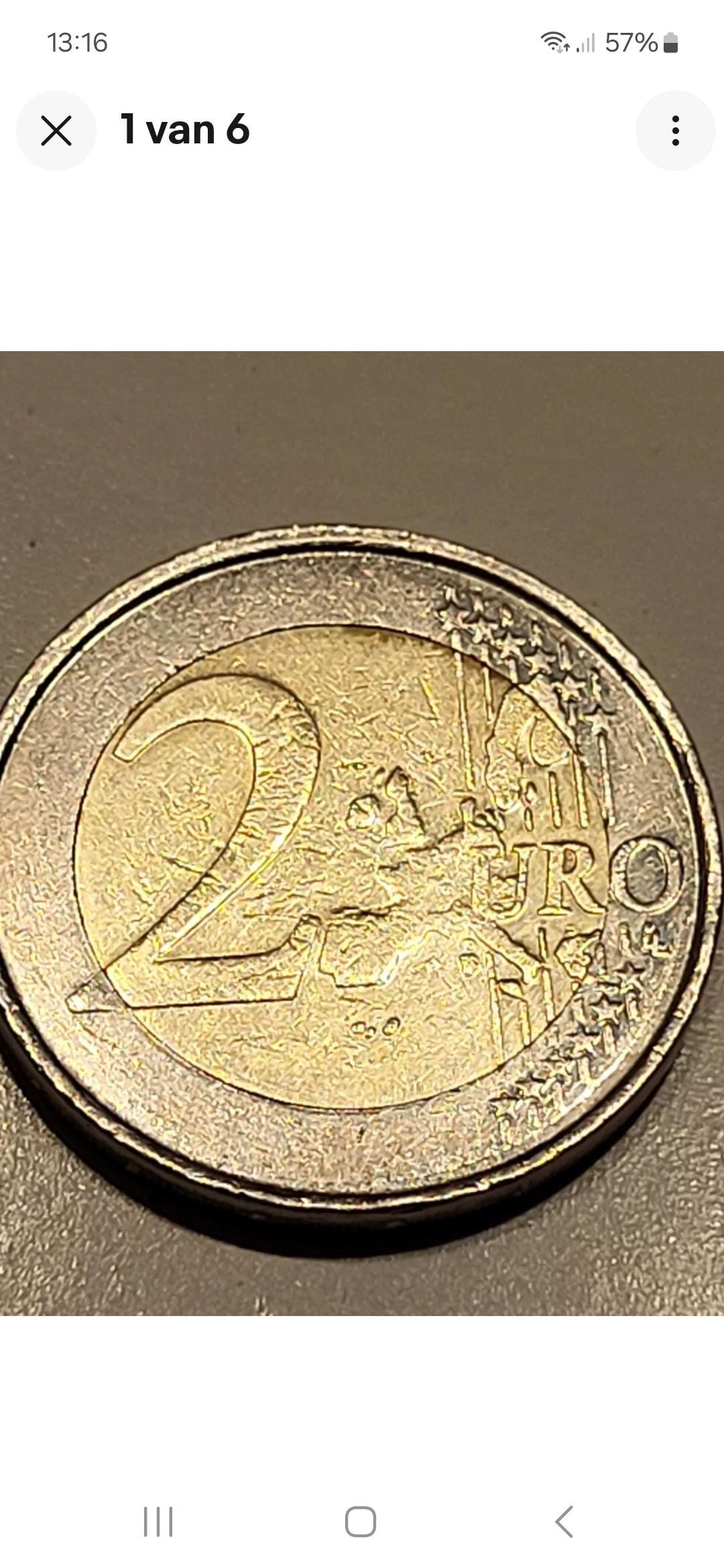 Zeldzame 2 Euro Munt België Coin Rare - Etsy