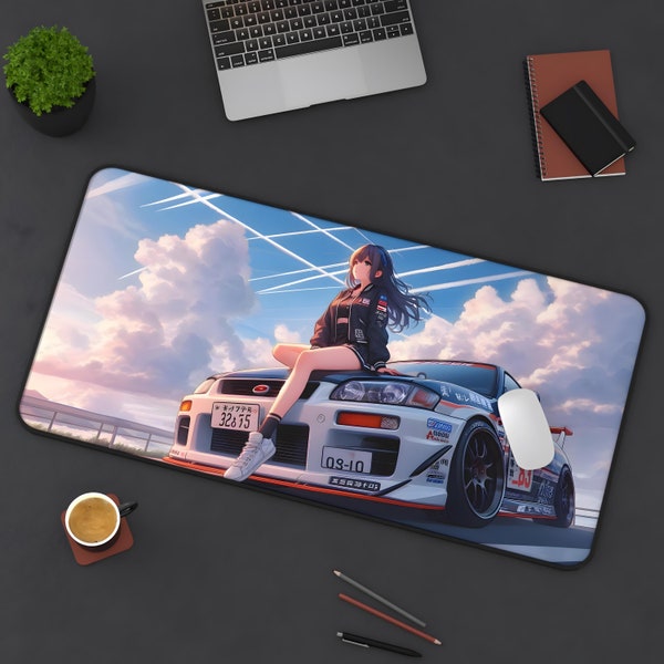 Anime Mouse Pad Girl Etsy