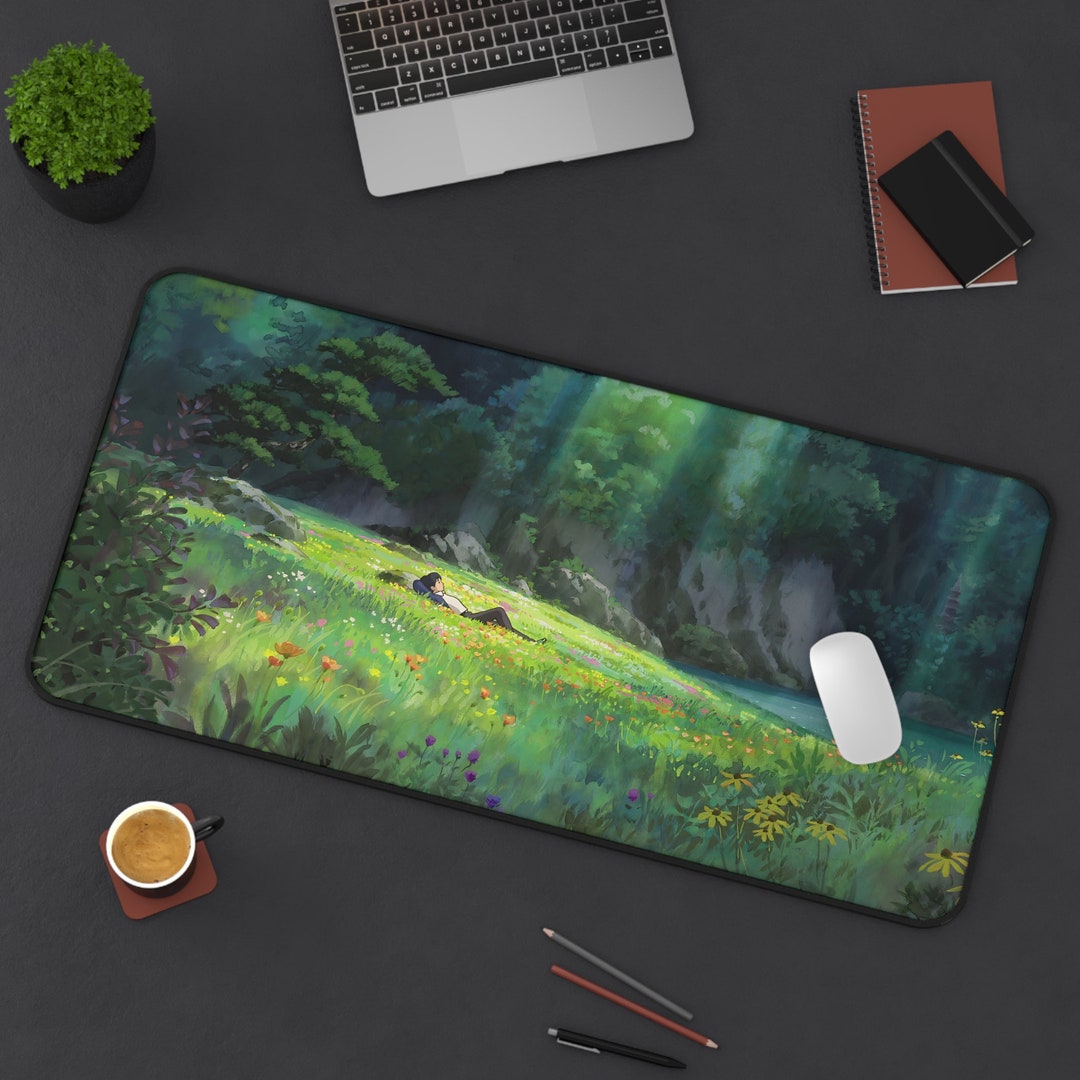 Anime Scenery Desk Mat | 3 Sizes Mouse Pad | Japanese Gaming Mousepad ...