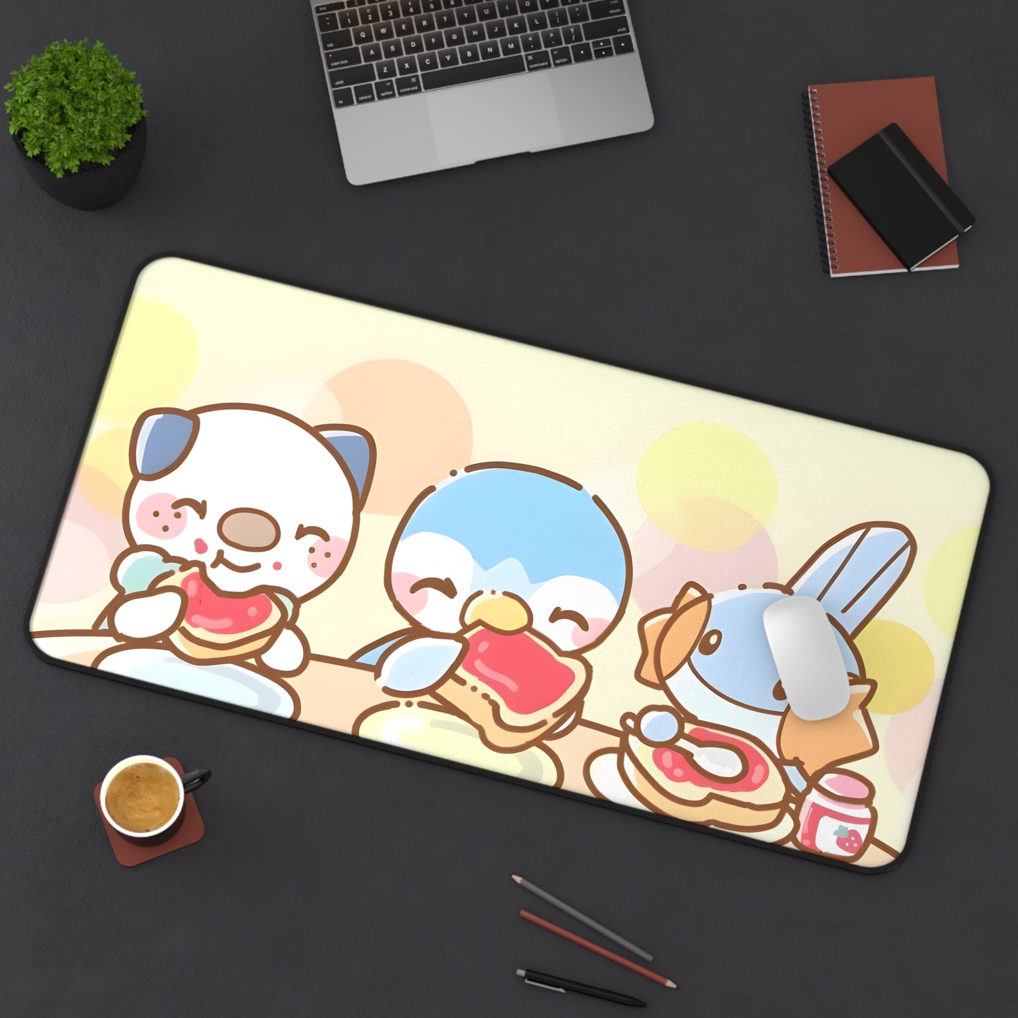 Anime Mousepad | 3 Desk Sized Gaming Mouse Pad | Cute Mousepad - Etsy
