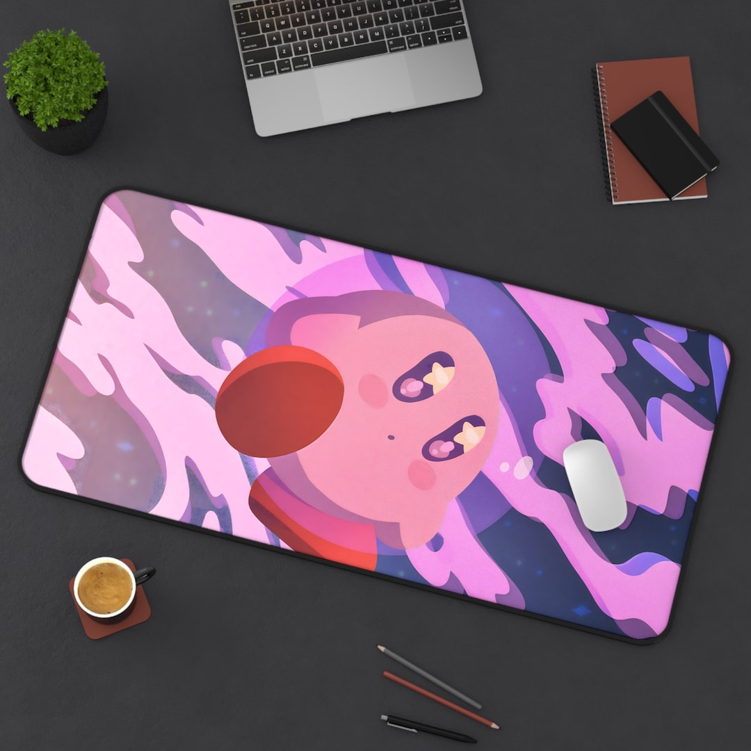 Kirby Mousepad | Kirby Desk Mat | Home Office | Work Essentials ...