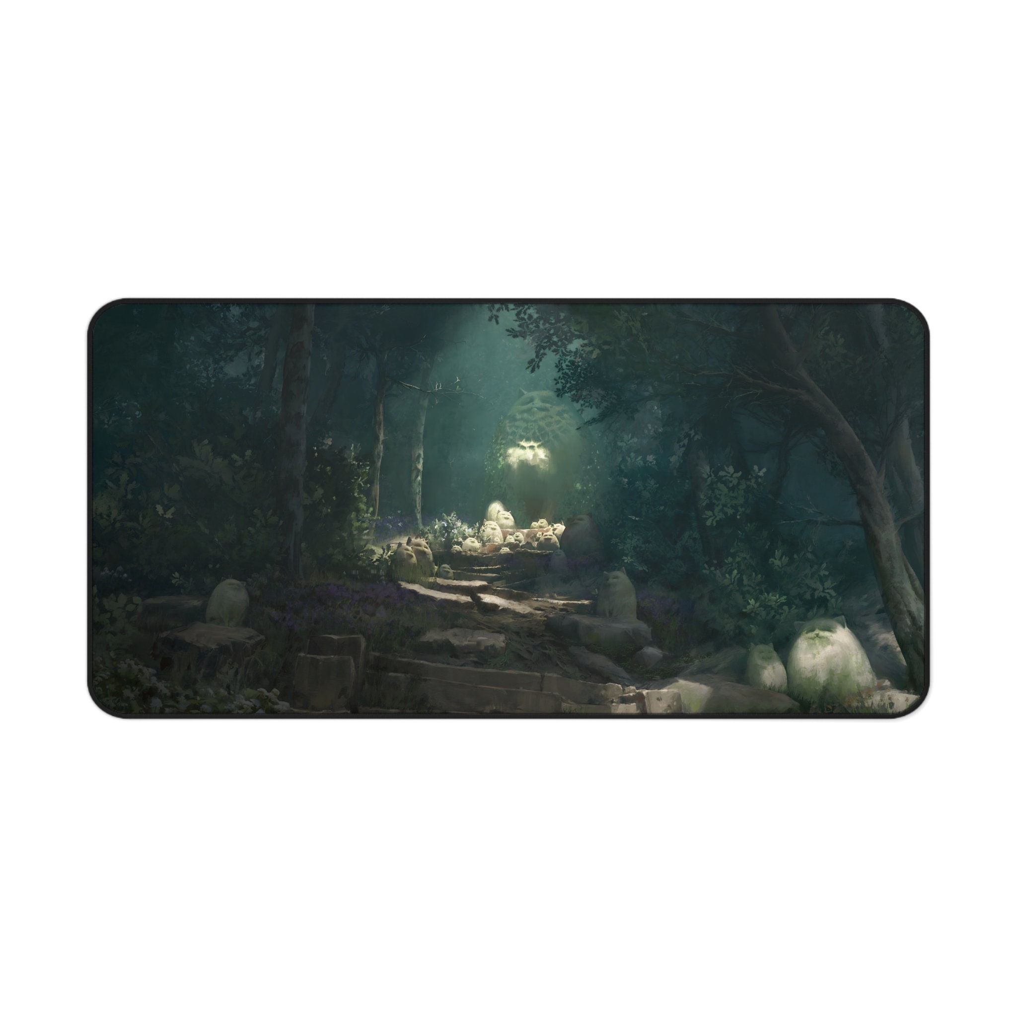 Totoro Art Desk Mat 3 Sizes Mouse Pad Japanese Gaming Mousepad Extended ...