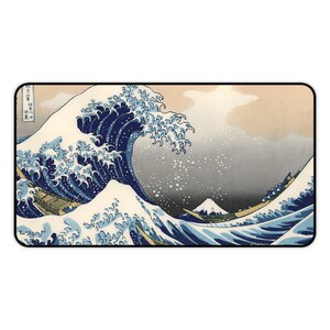The Great Wave off Kanagawa Desk Mat | the Great Wave off Kanagawa ...