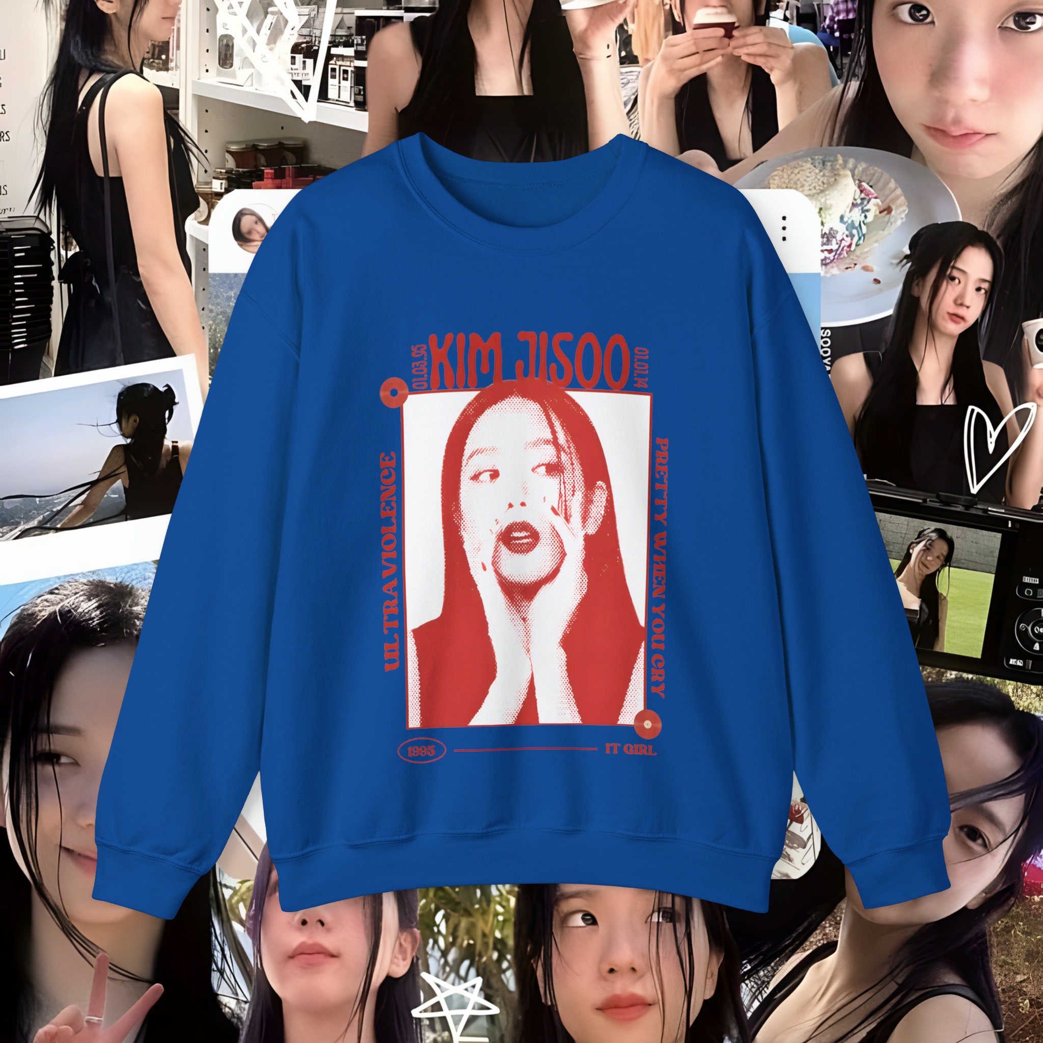 Jisoo Jisoo Blackpink Hoodie Acid Jisoo Hoodie Retro Jisoo Hoodie Merch ...