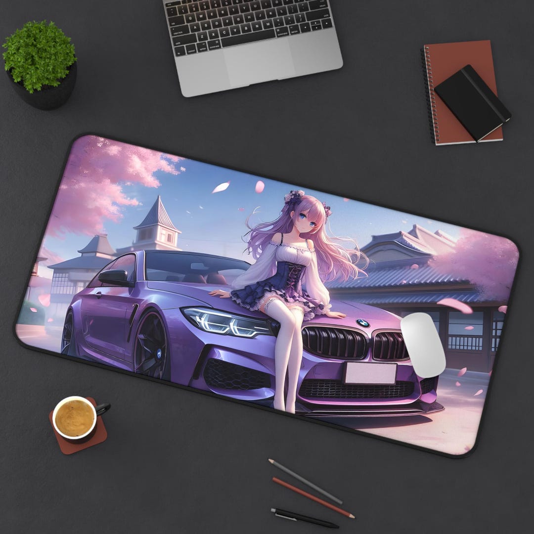 BMW Desk Mat | Car Girl Mousepad | Ahegao Desk Pad | JDM Gaming Mat ...