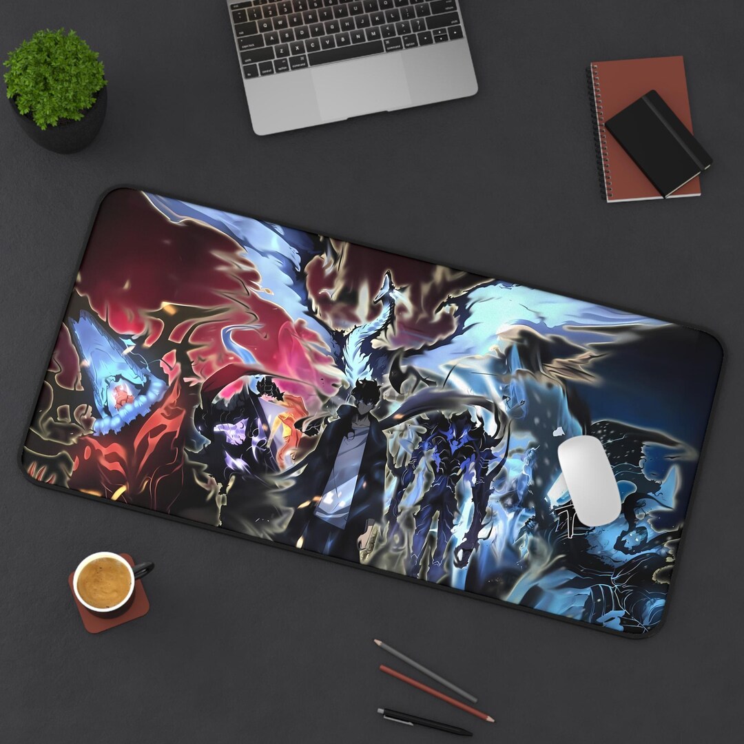 Solo Leveling Desk Mat | Anime Gaming Pad | Sung Jin-woo Deskmat ...