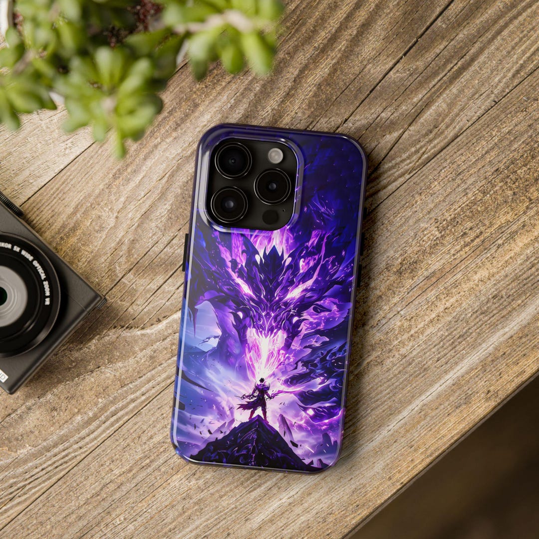 Solo Leveling iPhone Case | Sung Jin-woo Phone Cover | Anime Art Case ...