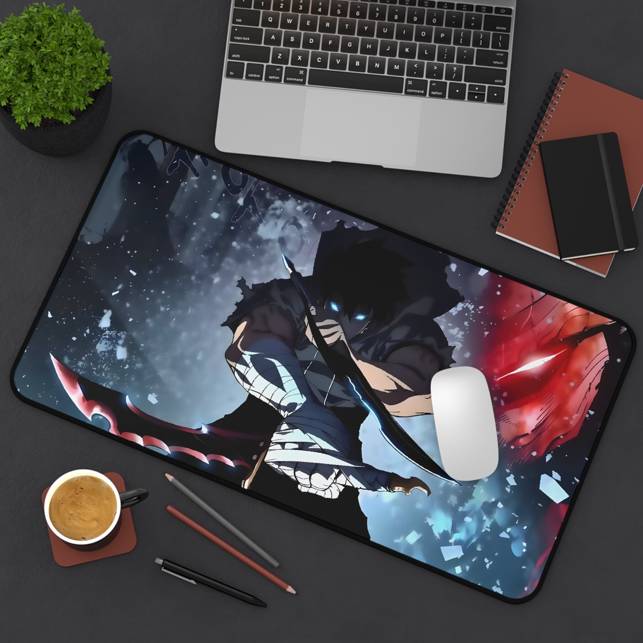 Solo Leveling Mouse Pad Sun Jinwoo Mouse Pad Manga Anime Manwa Mouse ...