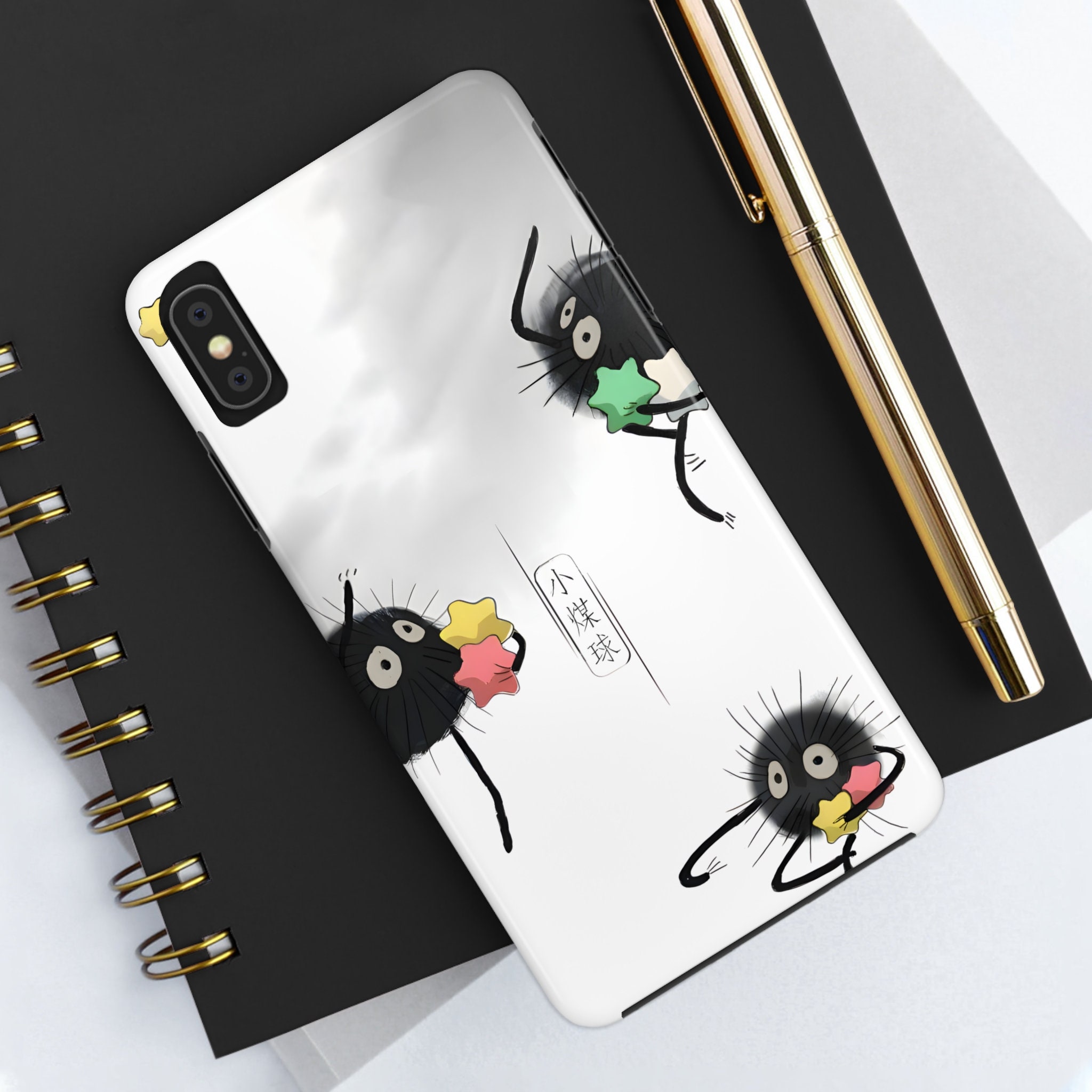 Spirited Japanese Anime Soot Sprites iPhone Case Susuwatari Phone Case ...