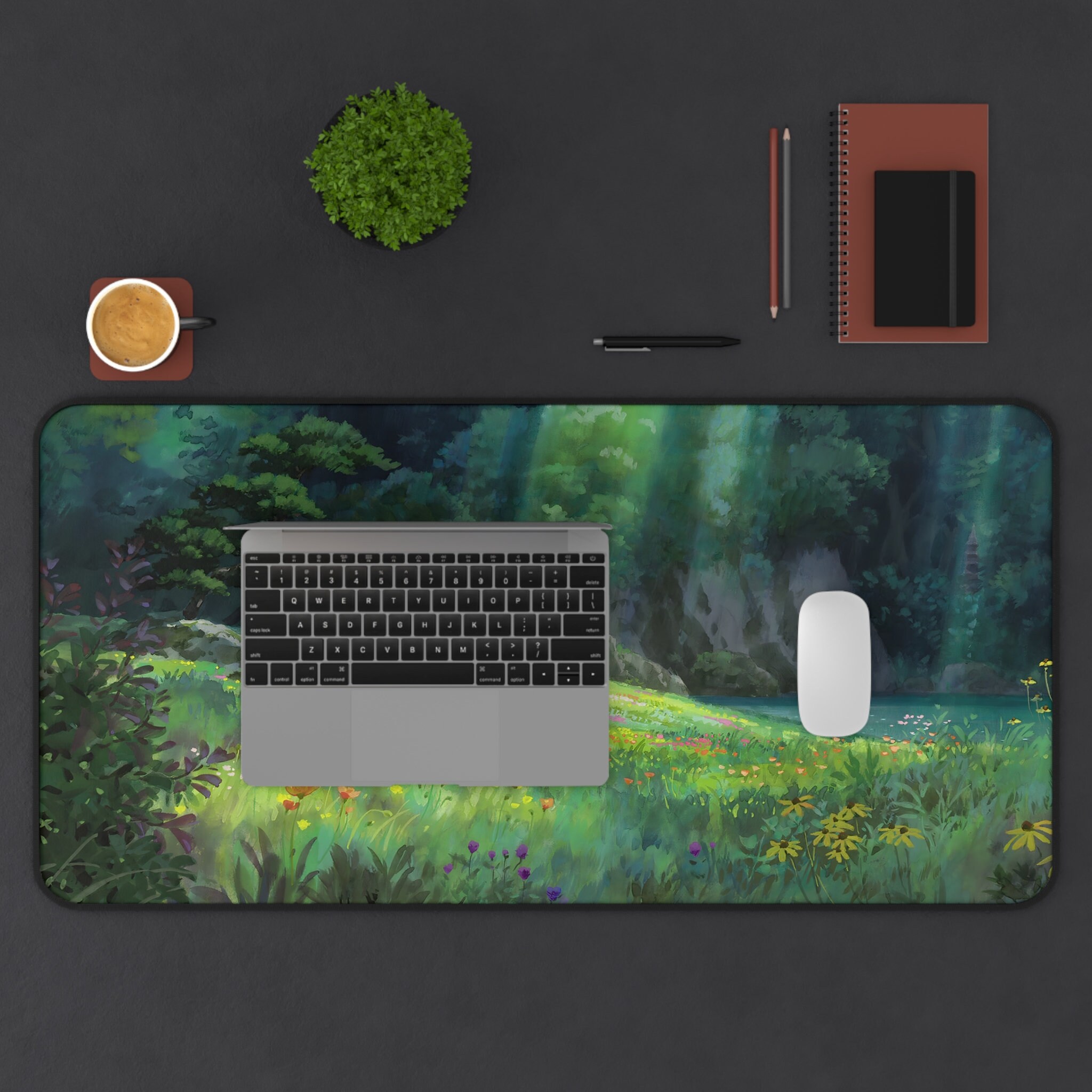 Anime Scenery Desk Mat 3 Sizes Mouse Pad Japanese Gaming Mousepad 3 ...