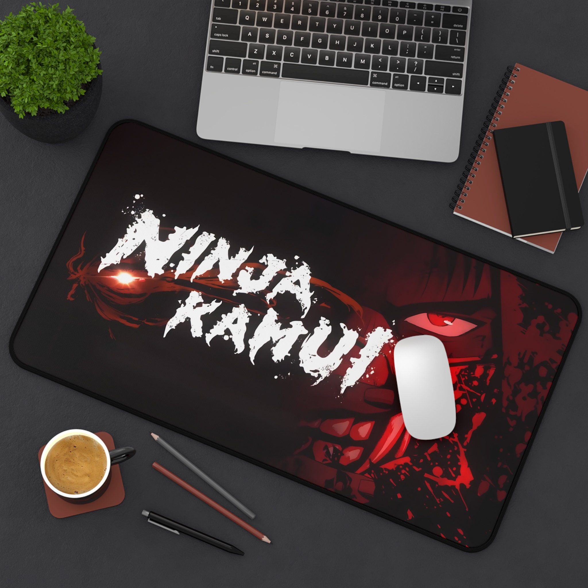 Kamui Anime Deskmat Ninja Desk Mat 3 Sizes Cute Art Anime Mouse Pad ...