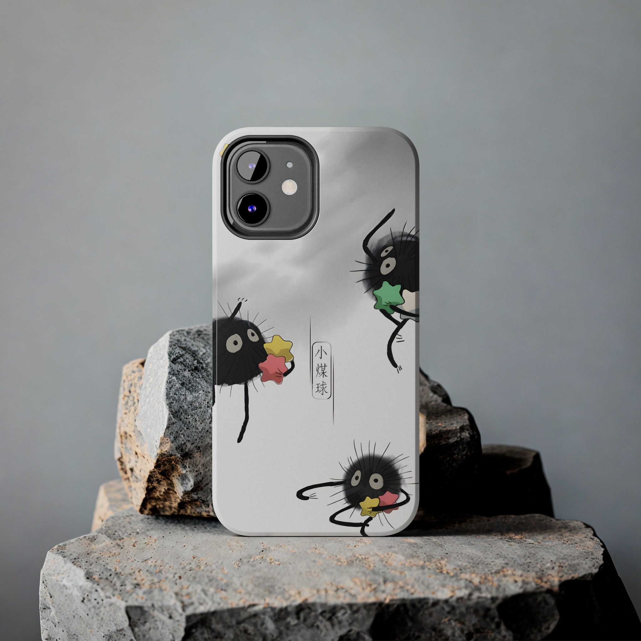 Spirited Japanese Anime Soot Sprites iPhone Case Susuwatari Phone Case ...