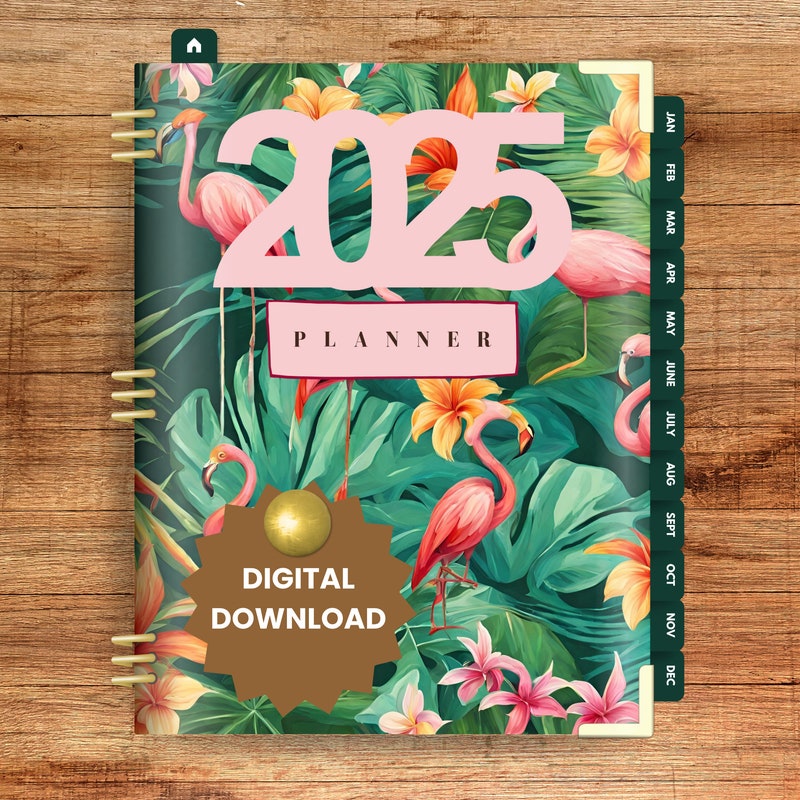 Flamingo Planner - Etsy