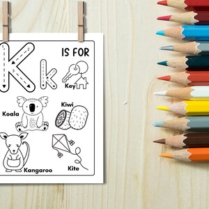 Alphabet Colouring Sheets, 26 Page Printable Colouring Sheets, A-Z ...