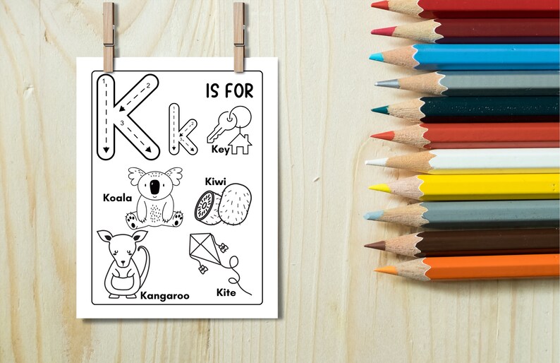 Alphabet Colouring Sheets, 26 Page Printable Colouring Sheets, A-Z ...