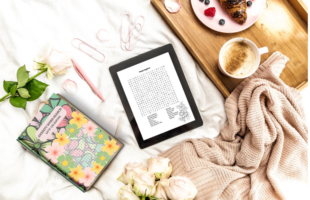 26 Anxiety Relief Word Search Printable Bundle - Mental Health Word ...