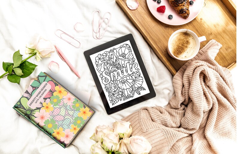 25 Page Mental Health Coloring Pages, Motivational Words, Quotes for ...