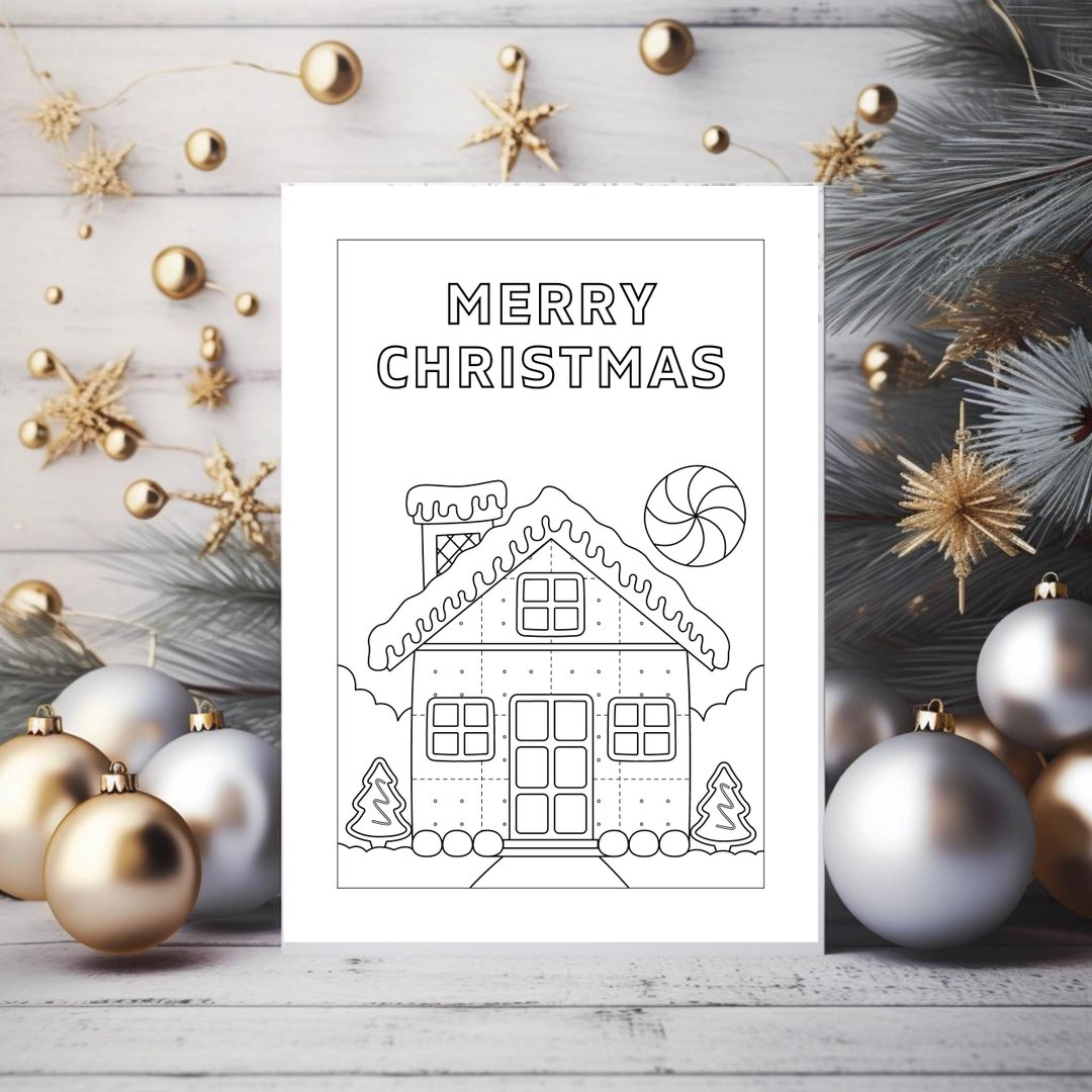 Festive Christmas Coloring Sheets Bundle Instant Download - Etsy