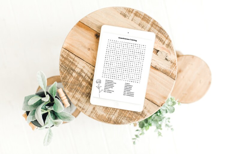 26 Anxiety Relief Word Search Printable Bundle Mental Health Word ...