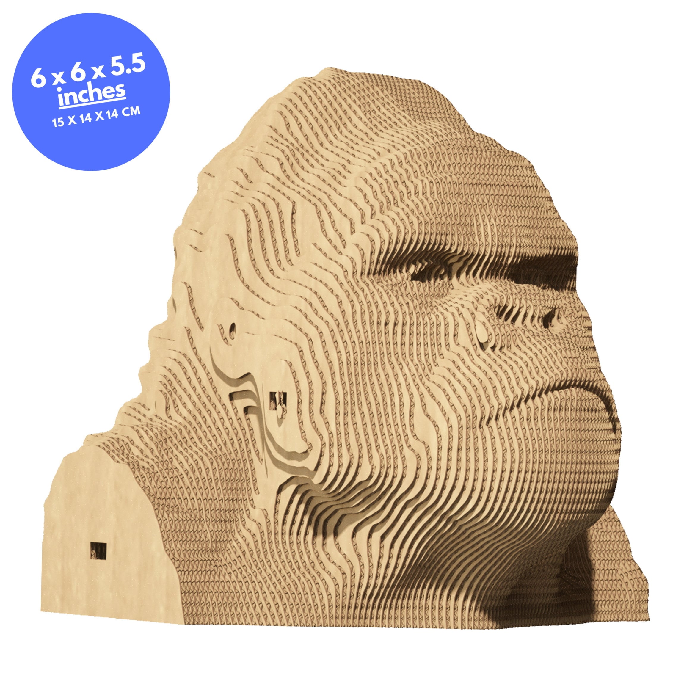 Gorilla Cardboard 3D Puzzle Eco-friendly DIY Sculpture Unique Holiday ...