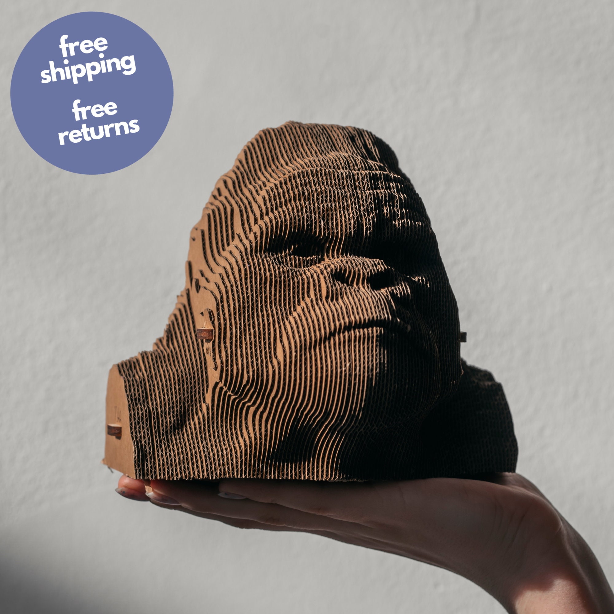 Gorilla Cardboard 3D Puzzle Eco-friendly DIY Sculpture Unique Holiday ...