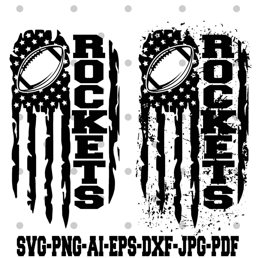 Rockets Svg Rockets FOOTBALL Svg Rocketsvg Mascot School Svg Dxf Eps ...