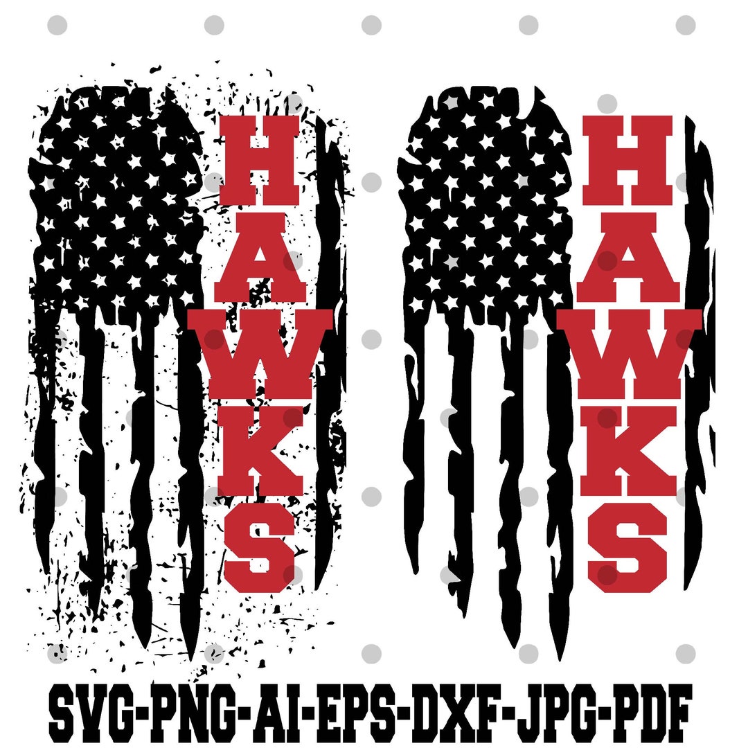 Hawks Svg Hawk Svg Go Hawks Svg Hawks FOOTBALL Svg Hawksvg Mascot ...