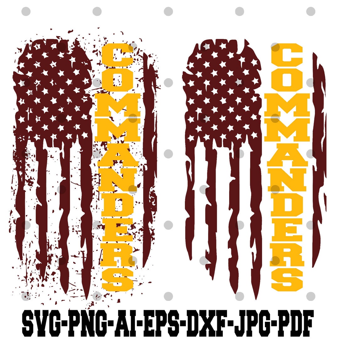 Commanders Svg Commander Svg Commanders FOOTBALL Svg Commanders Svg Dxf ...