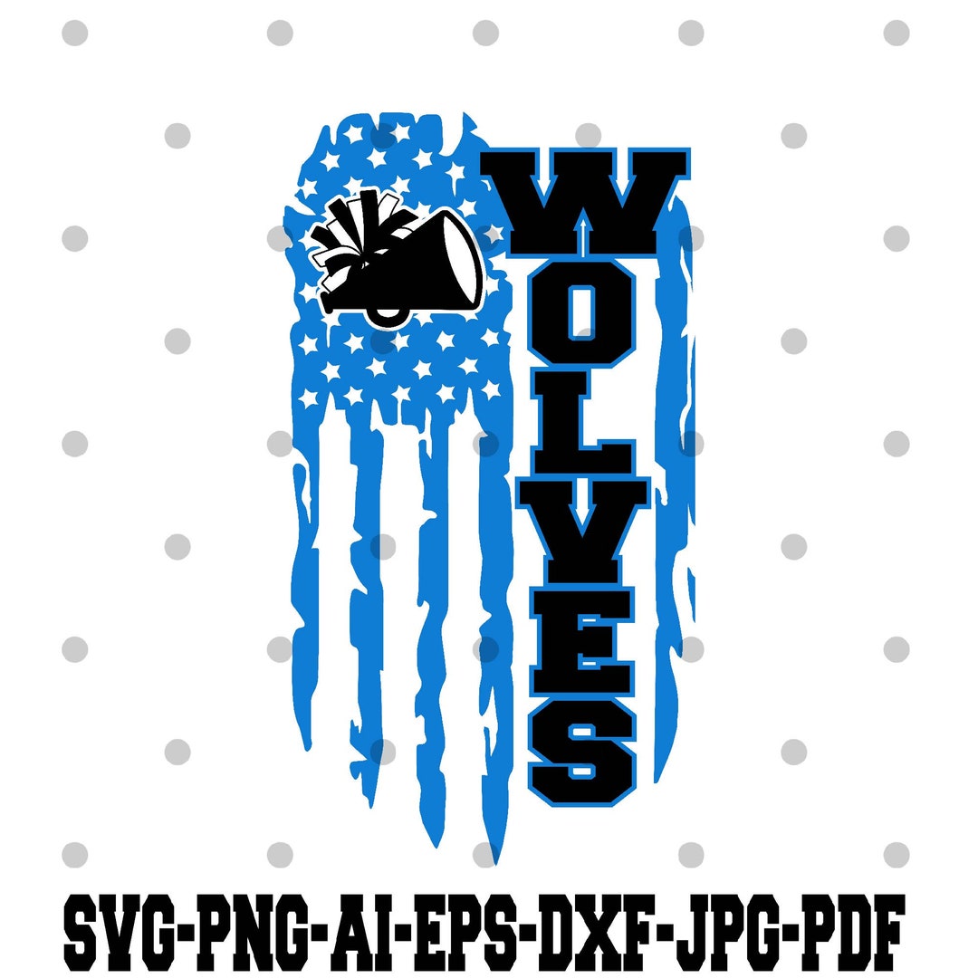 Wolves Svg Wolves FOOTBALL Svg Wolves Cheer Svg Png Flag Baseball ...