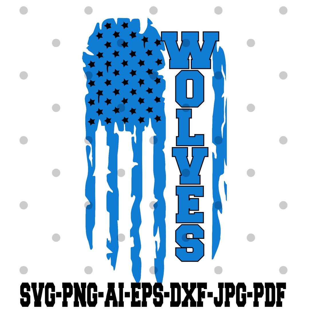 Wolves Svg Wolves FOOTBALL Svg Wolves Cheer Svg Png Flag Baseball ...