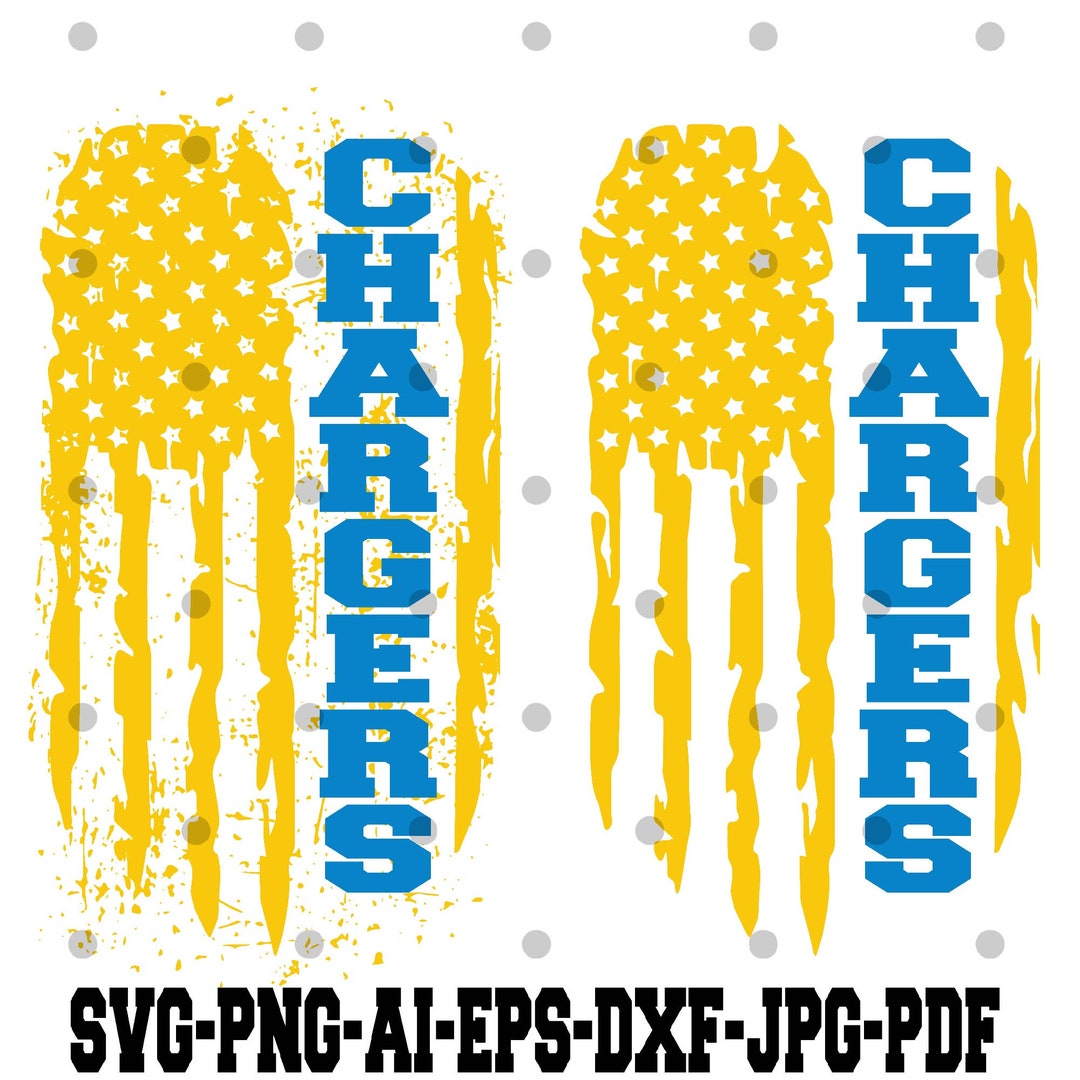 Chargers Svg Charger Svg Chargers FOOTBALL Svg Chargers Svg Dxf Eps Png ...