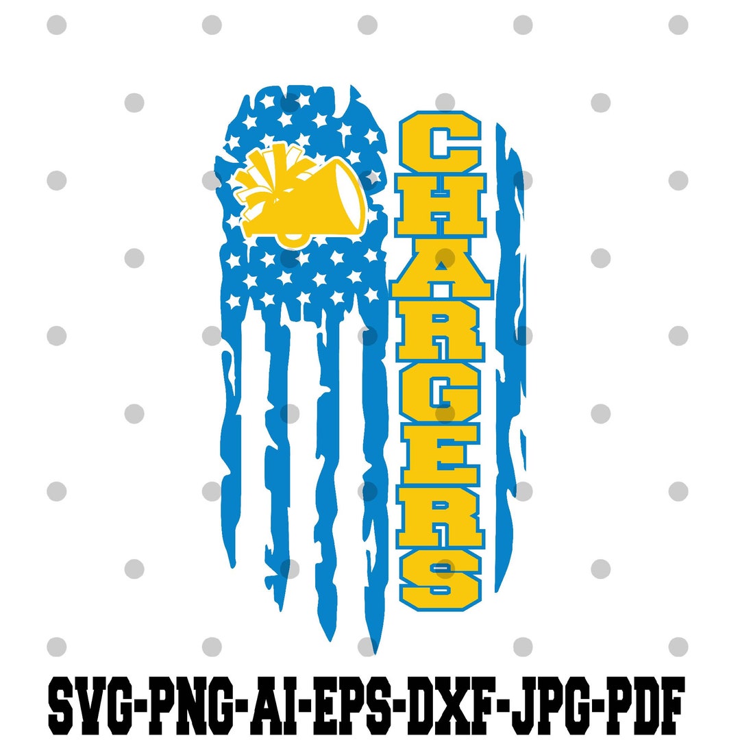 Chargers Svg Chargers FOOTBALL Svg Chargers Cheer Svg Png Flag Baseball ...