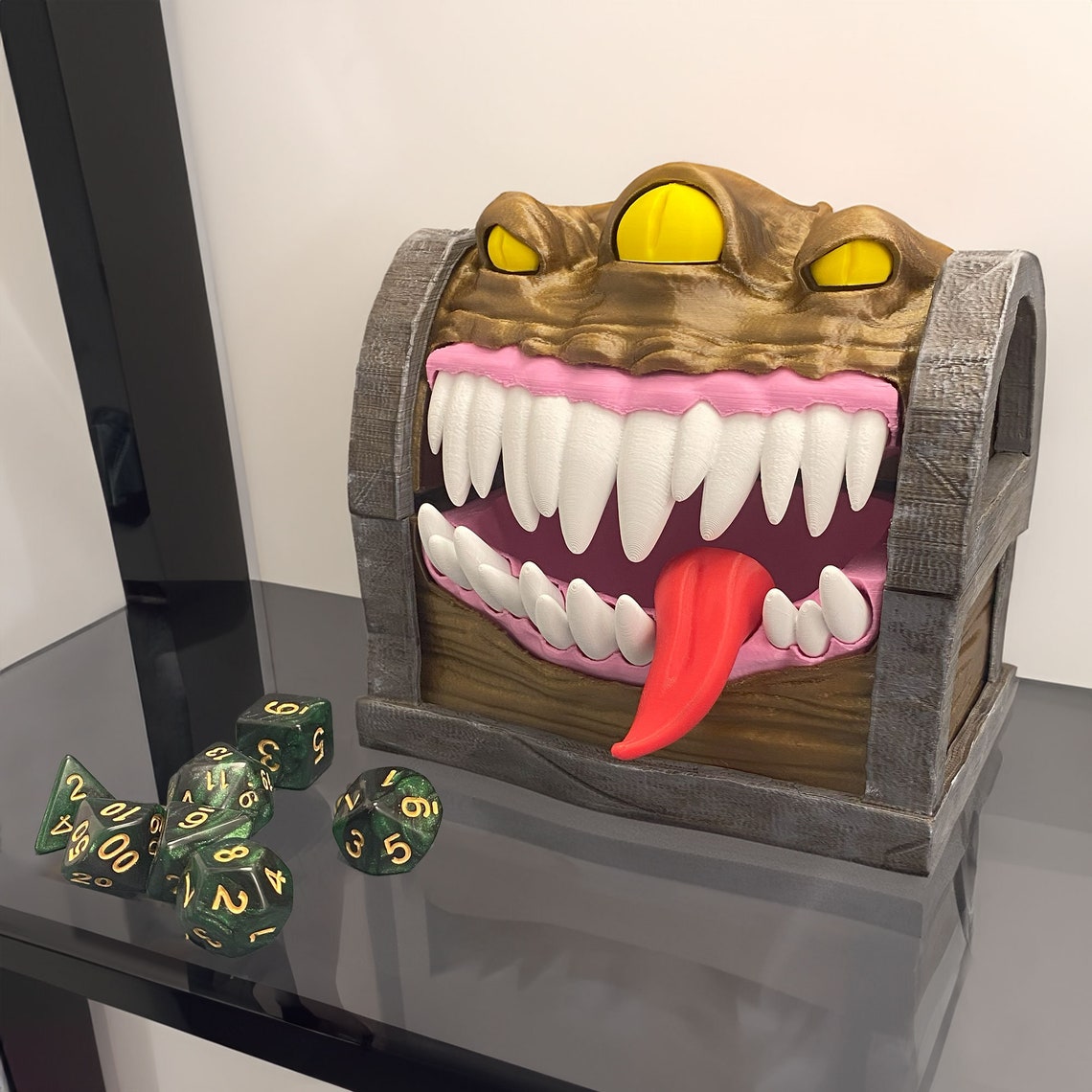 Mimic Chest Dice Box. Dnd Gifts Dice Holder Dice Storage Dnd ...