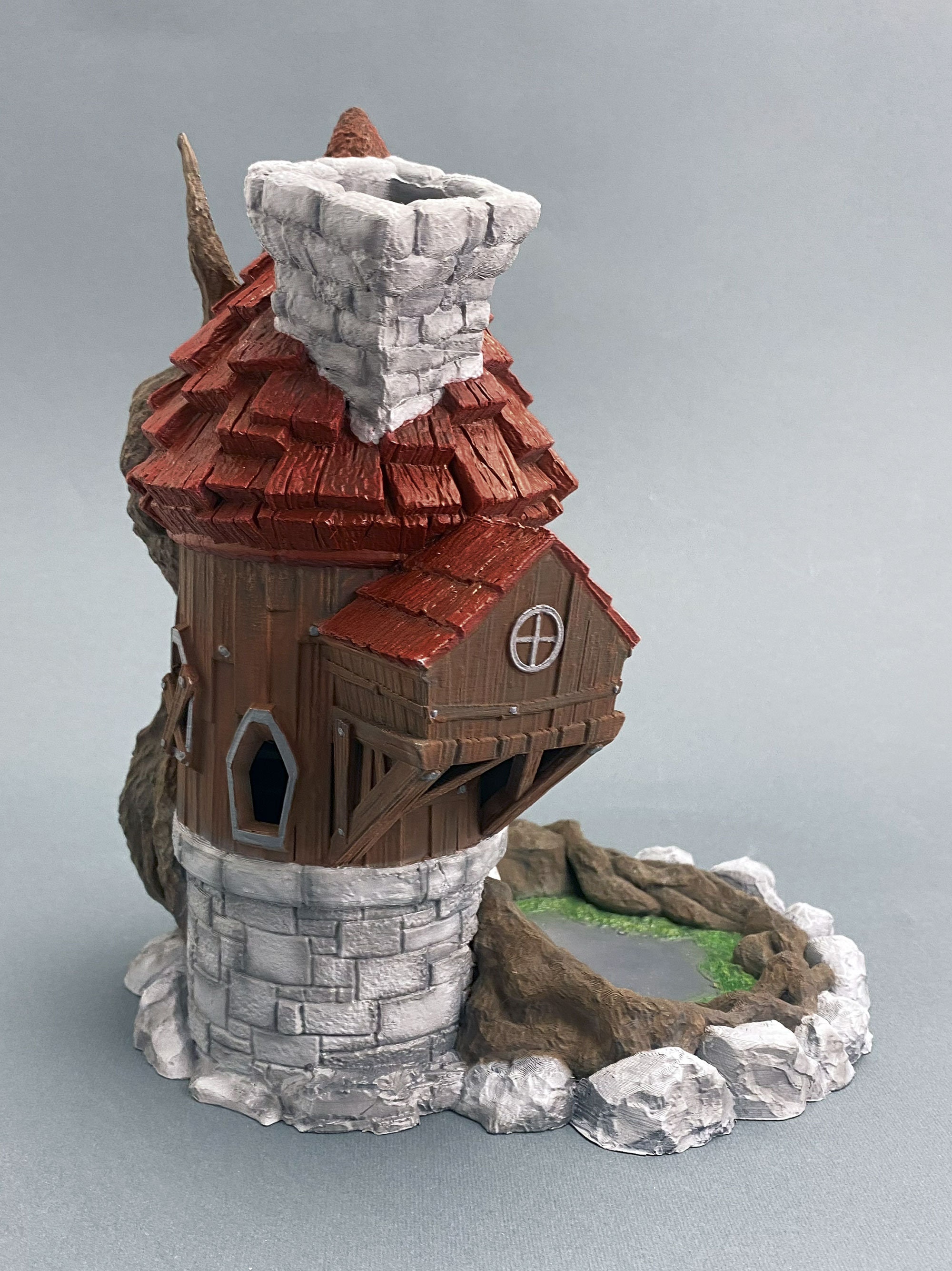 Dice Tower Unique Dice Tray for Tabletop Games. Dnd Gifts, Dragon Dice ...