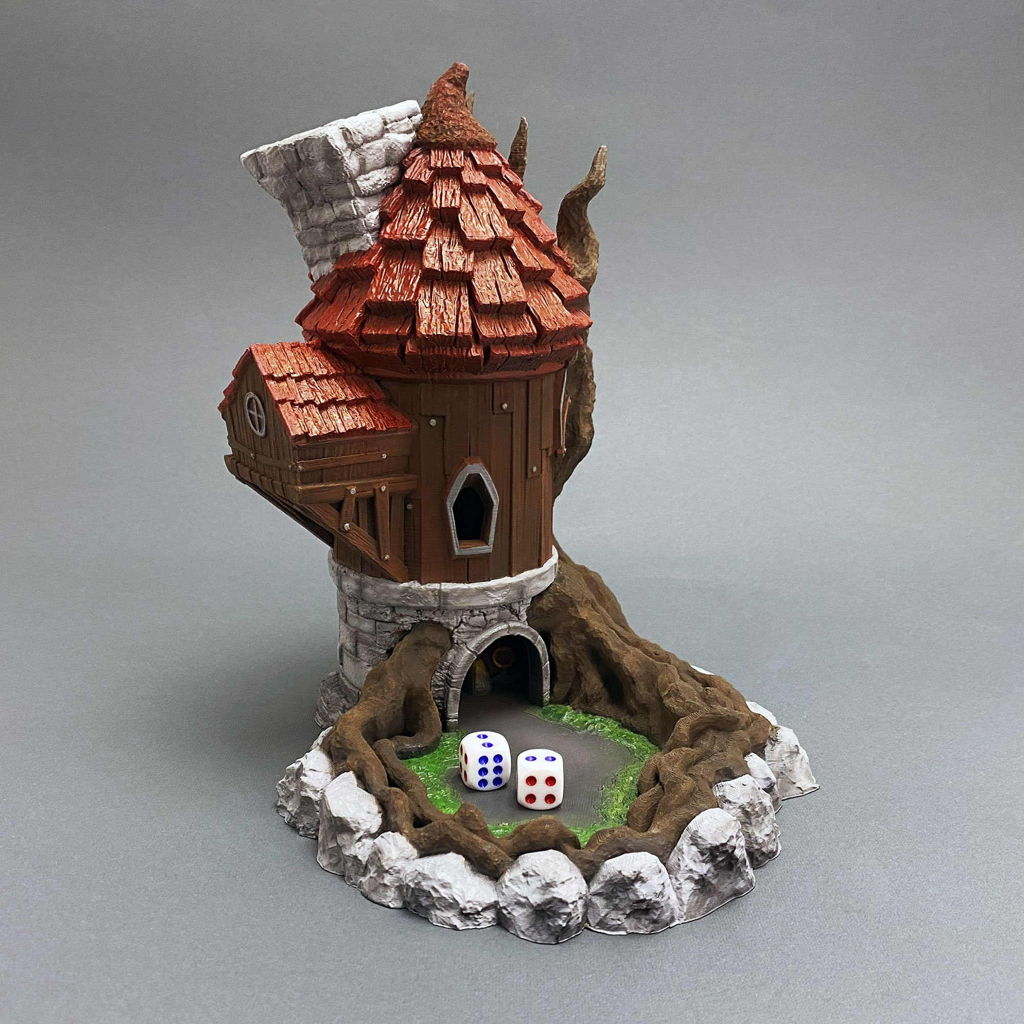 Dice Tower Unique Dice Tray for Tabletop Games. Dnd Gifts, Dragon Dice ...