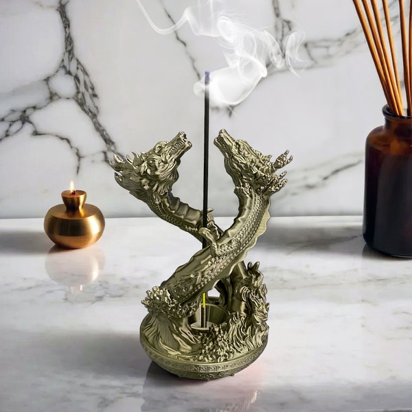 3d Printed Dragon Incense Burner - Etsy