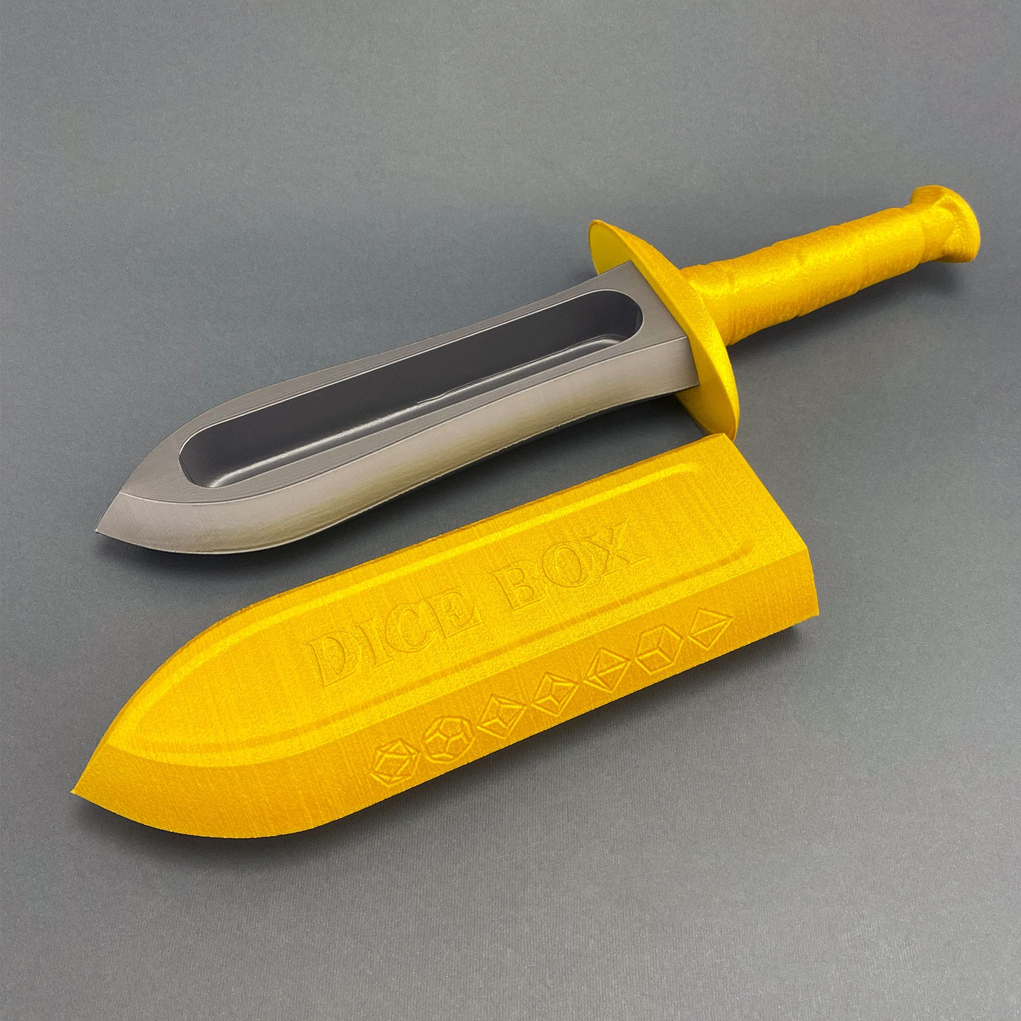 Sword Dice Holder Personalized Dice Box, Dnd Gifts Engraved. Dice Vault ...