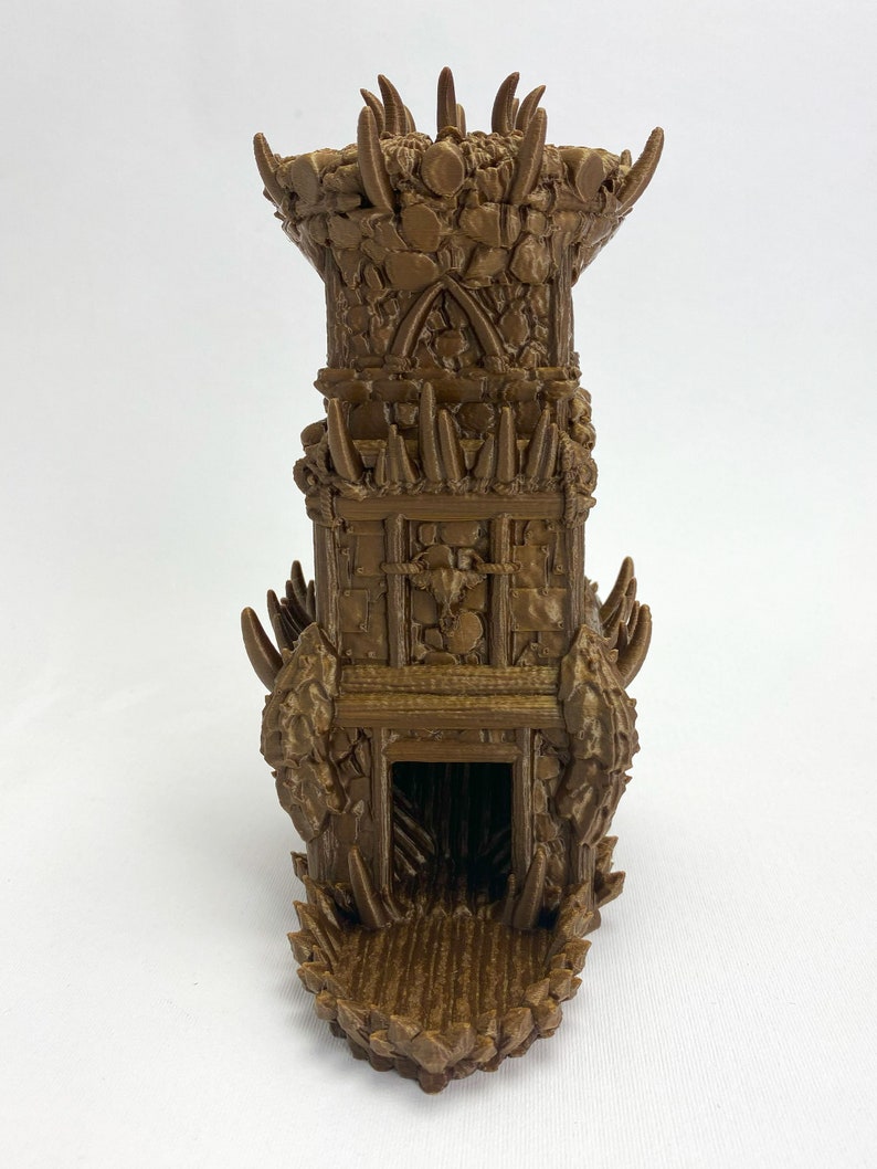 Dice Tower 3D Printed Dnd Player Gift for True Gamers Dnd Accessories ...