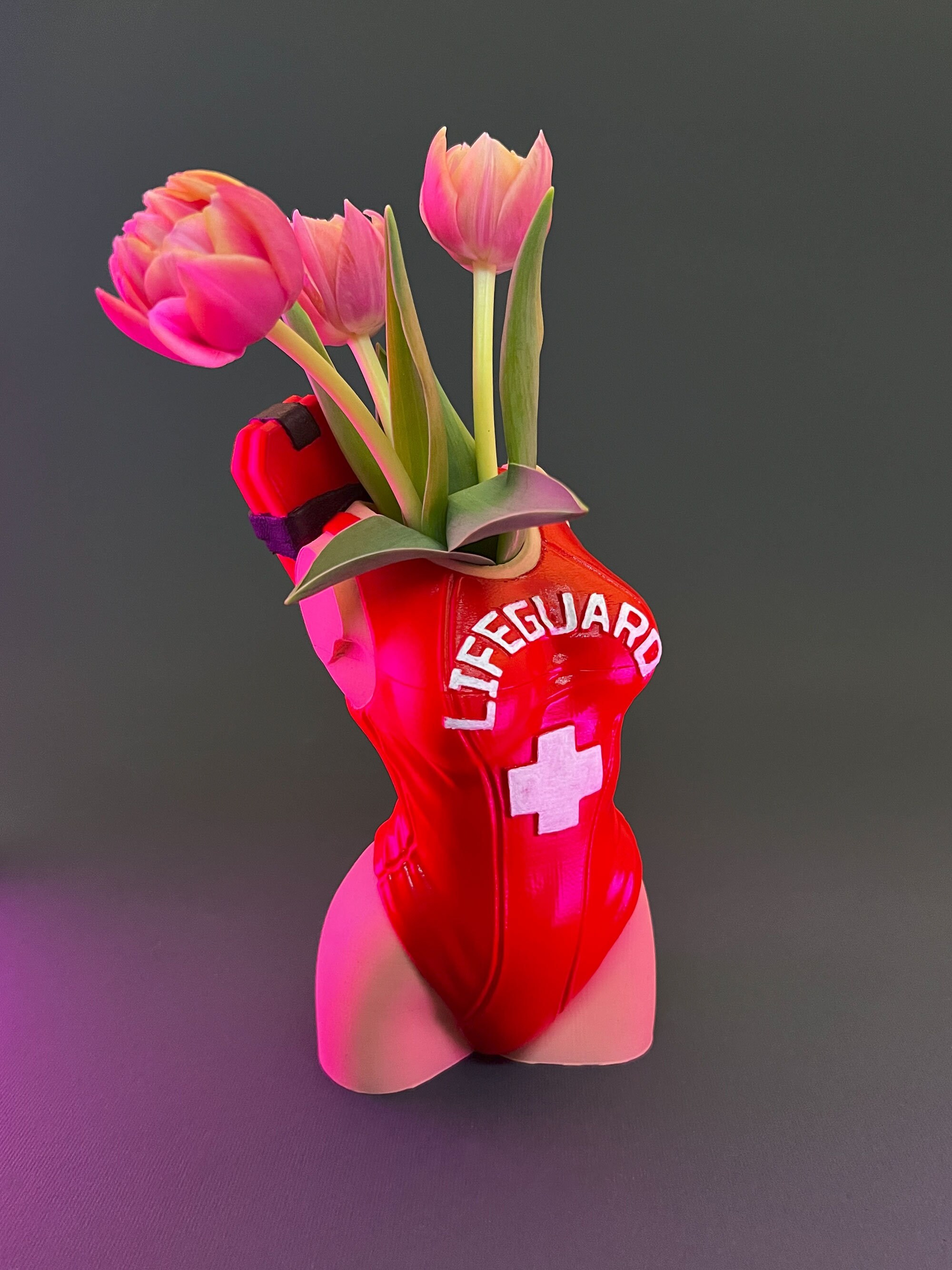 Lifeguard Body Vase Unique 3D Printed Vase Gift for Him. - Etsy