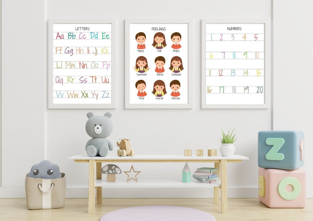 15 Educational Posters, Learning Posters, Montessori Homeschool ...