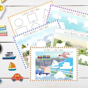 Printable Busy Book Worksheets for Kids, Preschool Workbook, Activity ...