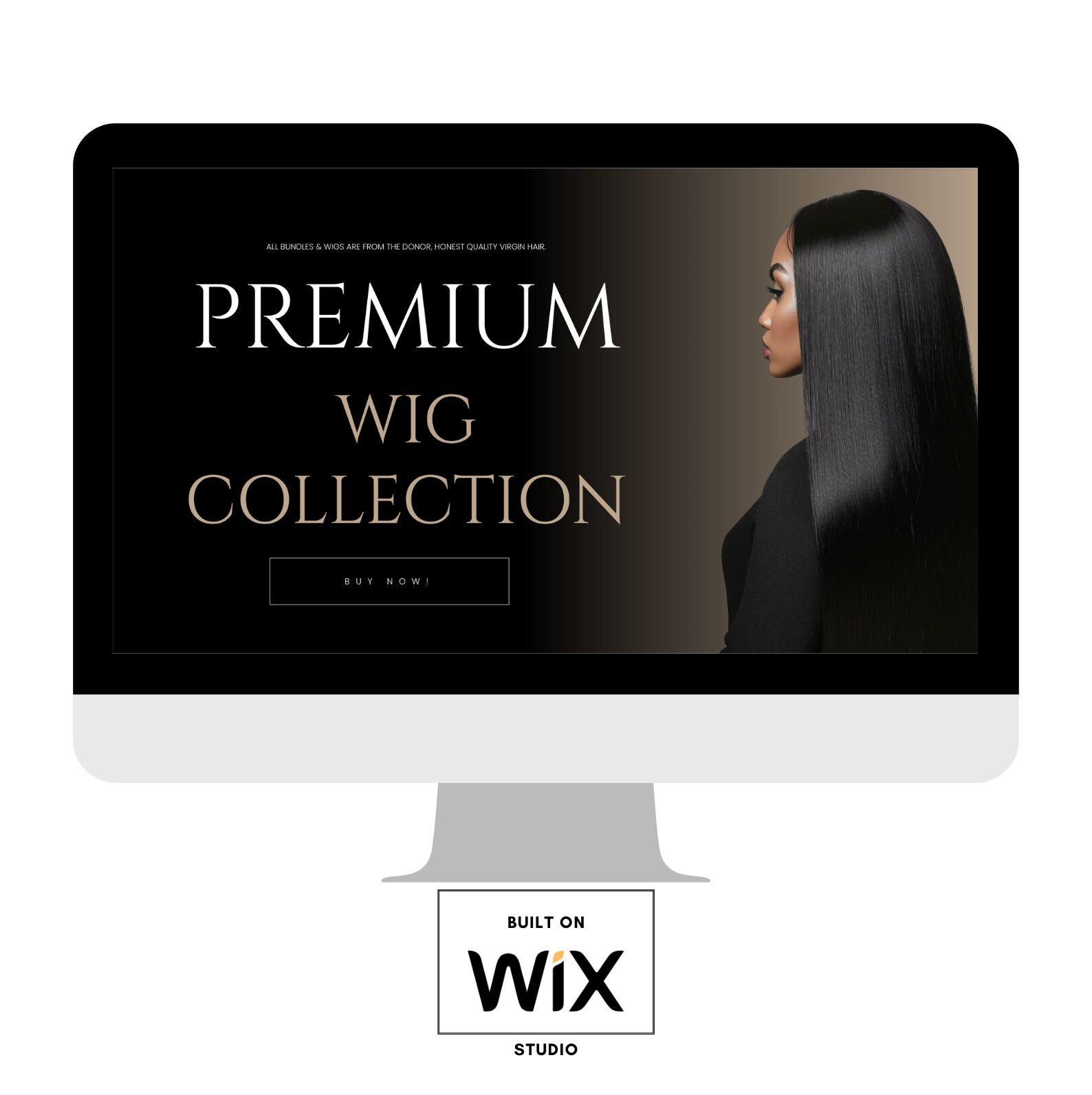 WIX Hair Website Template | WIX Website Template With Editable Canva ...
