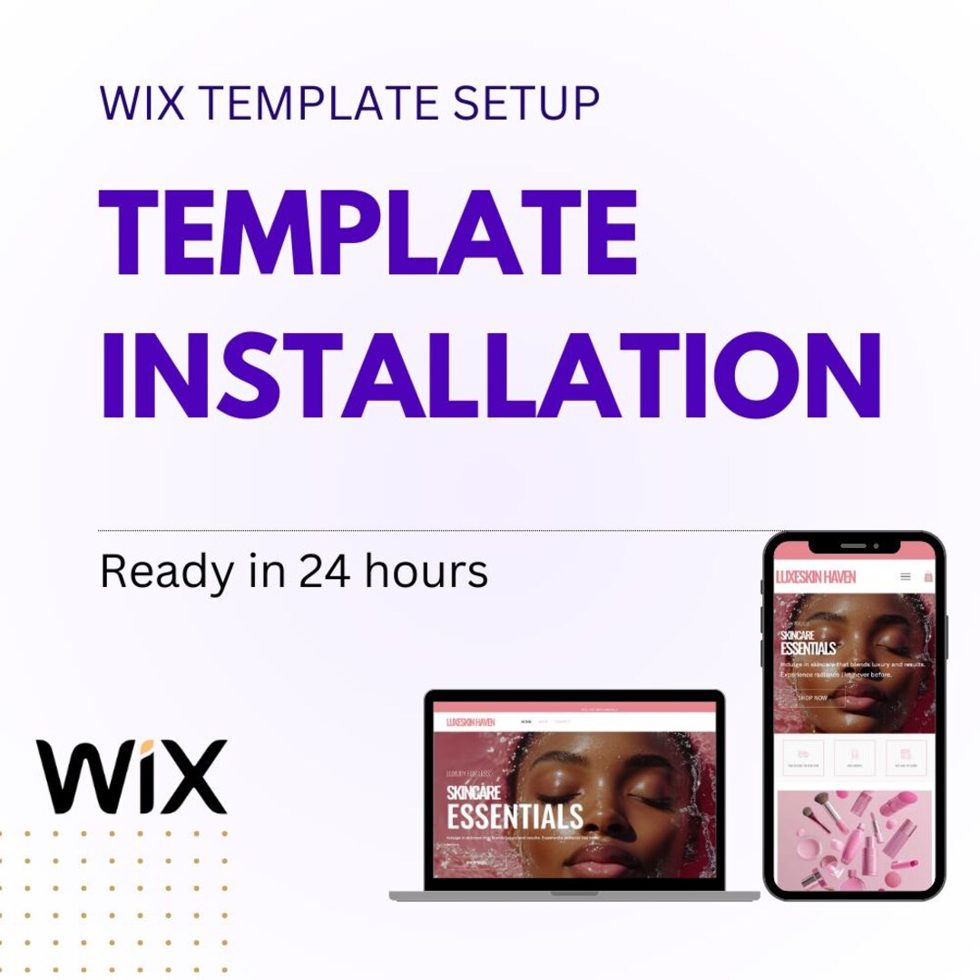 Wix Website Template Installation | Ready in 24hrs | Wix Templates ...