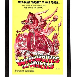 Werewolves on Wheels Vintage B-movie Poster. - Etsy