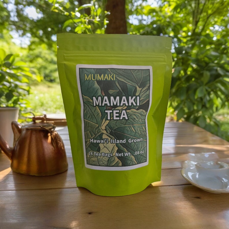 Hawai'i Māmaki Herbal Tea – Caffeine-free Island Wellness, 24 Tea Bags ...